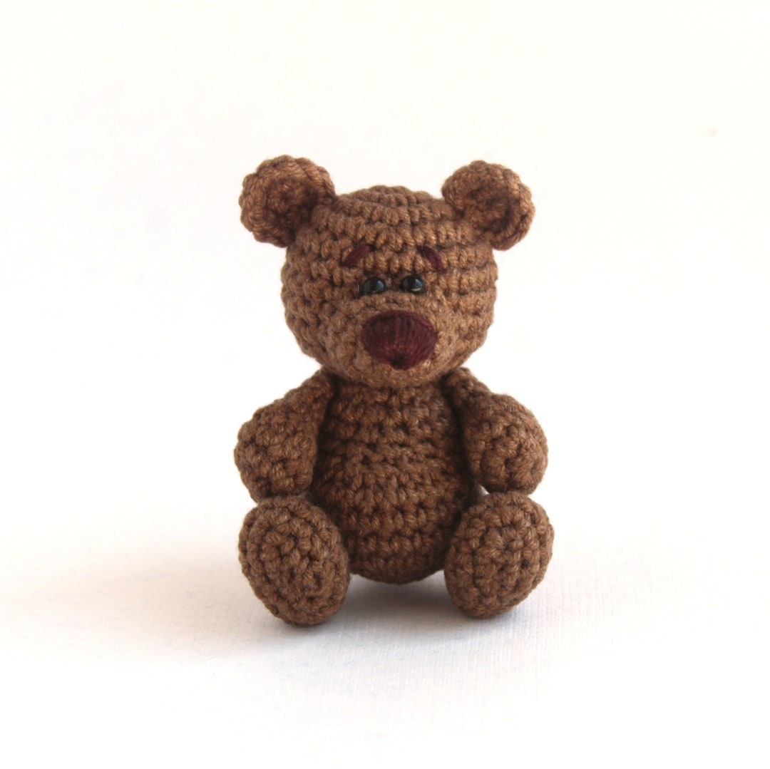 Crochet Teddy Bear Pattern Crochet Miniature Bear Pattern Amigurumi ...