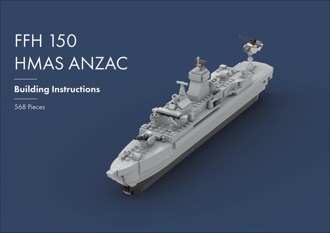 LEGO HMAS Anzac Frigate Instructions - Etsy
