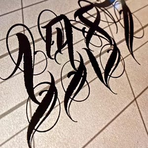 X100 Numbers Chicano Pack - Tattoo Procreate Brushes for iPad - Etsy