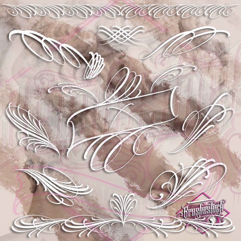 724 Procreate Letters Tattoo Lettering Chicano Pack for Procreate ...