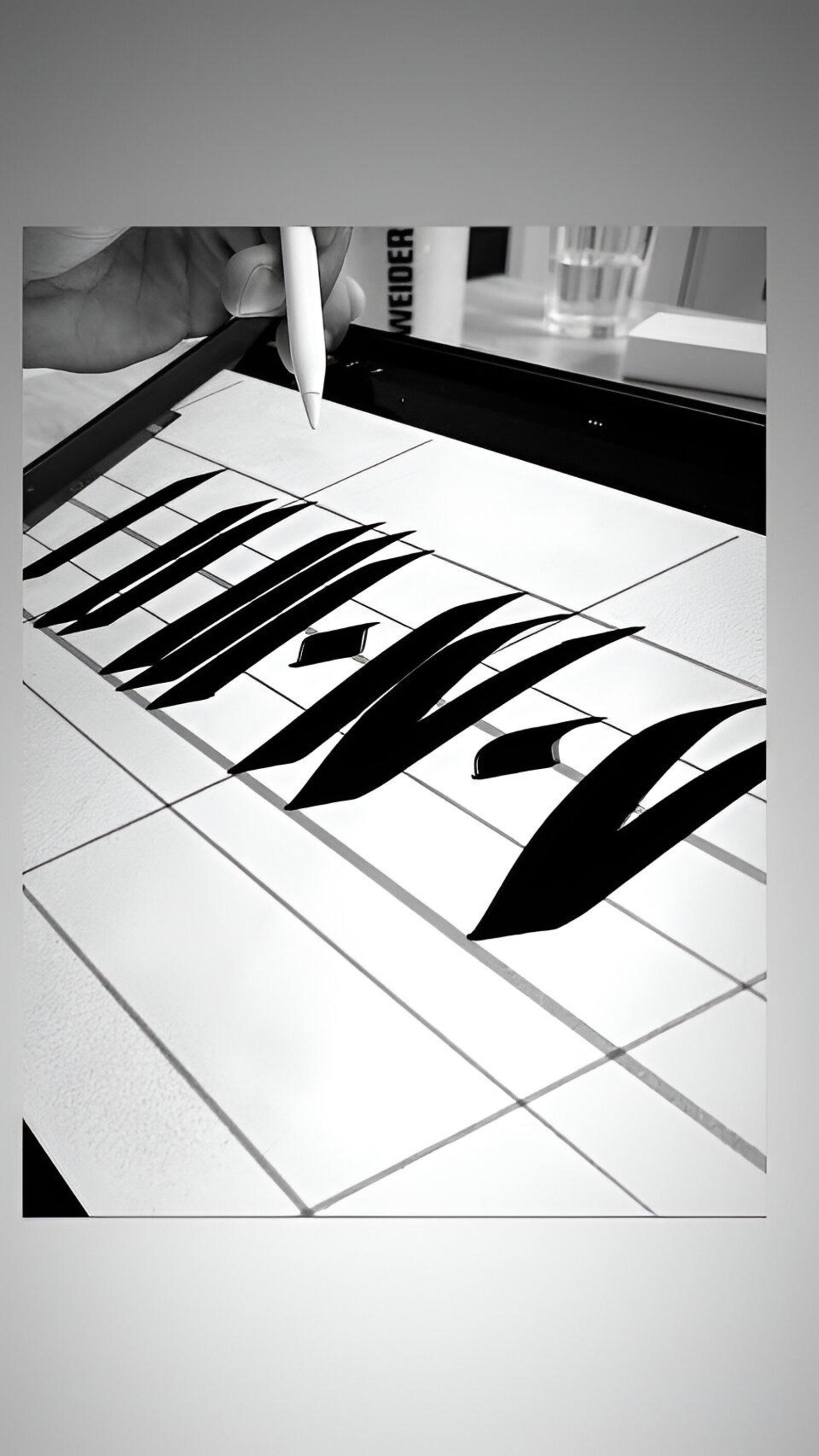 Chicano Tattoo Number Brushes for Procreate | 100 Roman Numeral Stamps ...