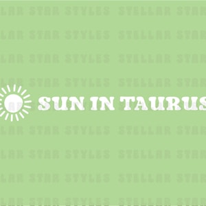 Sun in Taurus: the Zodiac Placement Clipart Zodiac Sign Clipart ...