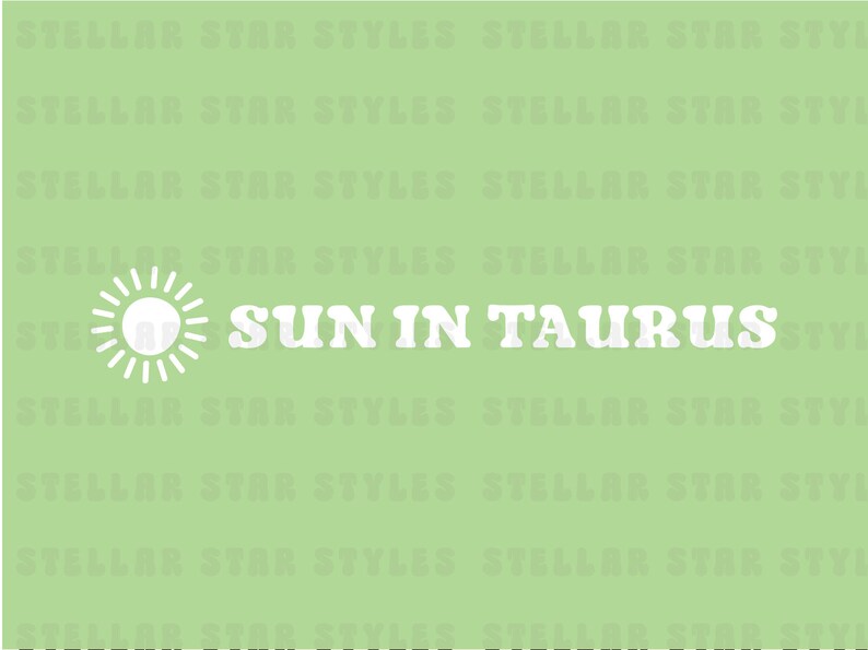 Sun in Taurus: the Zodiac Placement Clipart Zodiac Sign Clipart ...