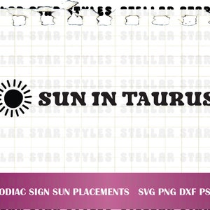 Sun in Taurus: the Zodiac Placement Clipart Zodiac Sign Clipart ...