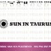 Sun in Taurus: the Zodiac Placement Clipart Zodiac Sign Clipart ...