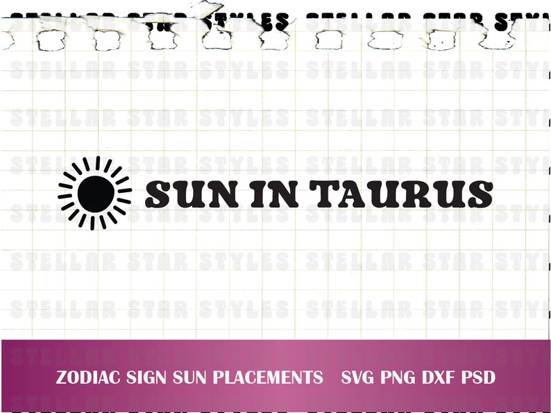 Sun in Taurus: the Zodiac Placement Clipart Zodiac Sign Clipart ...