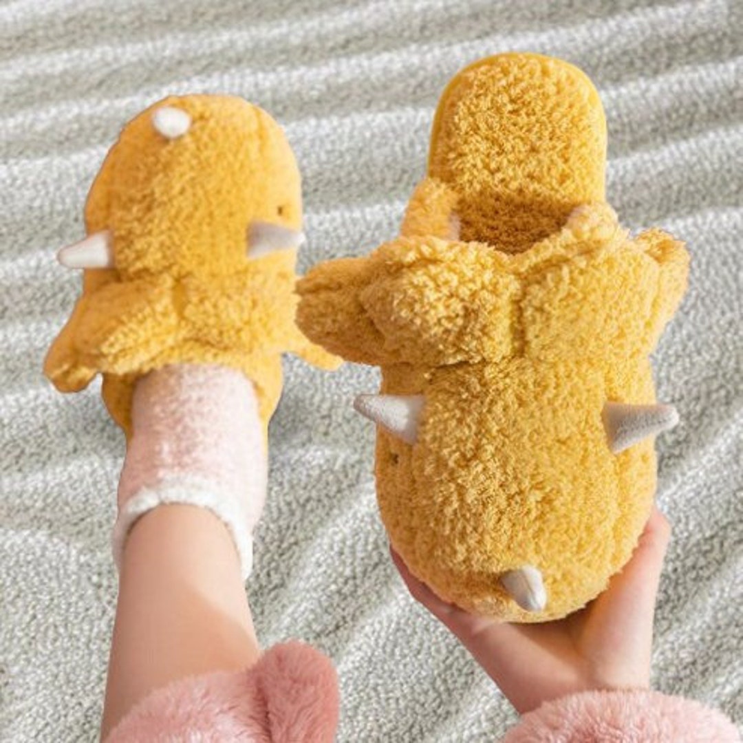 Cute Triceratops Slippers Dinosaur Slippers Rhino Horn - Etsy