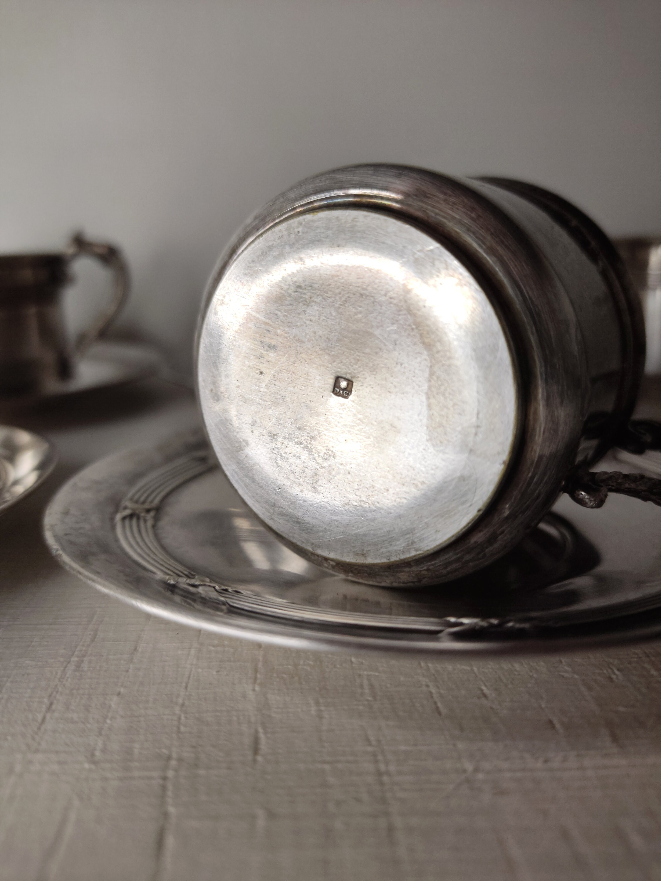 Vintage Silvered Metal Coffee or Tea Service Set for Six People - Etsy