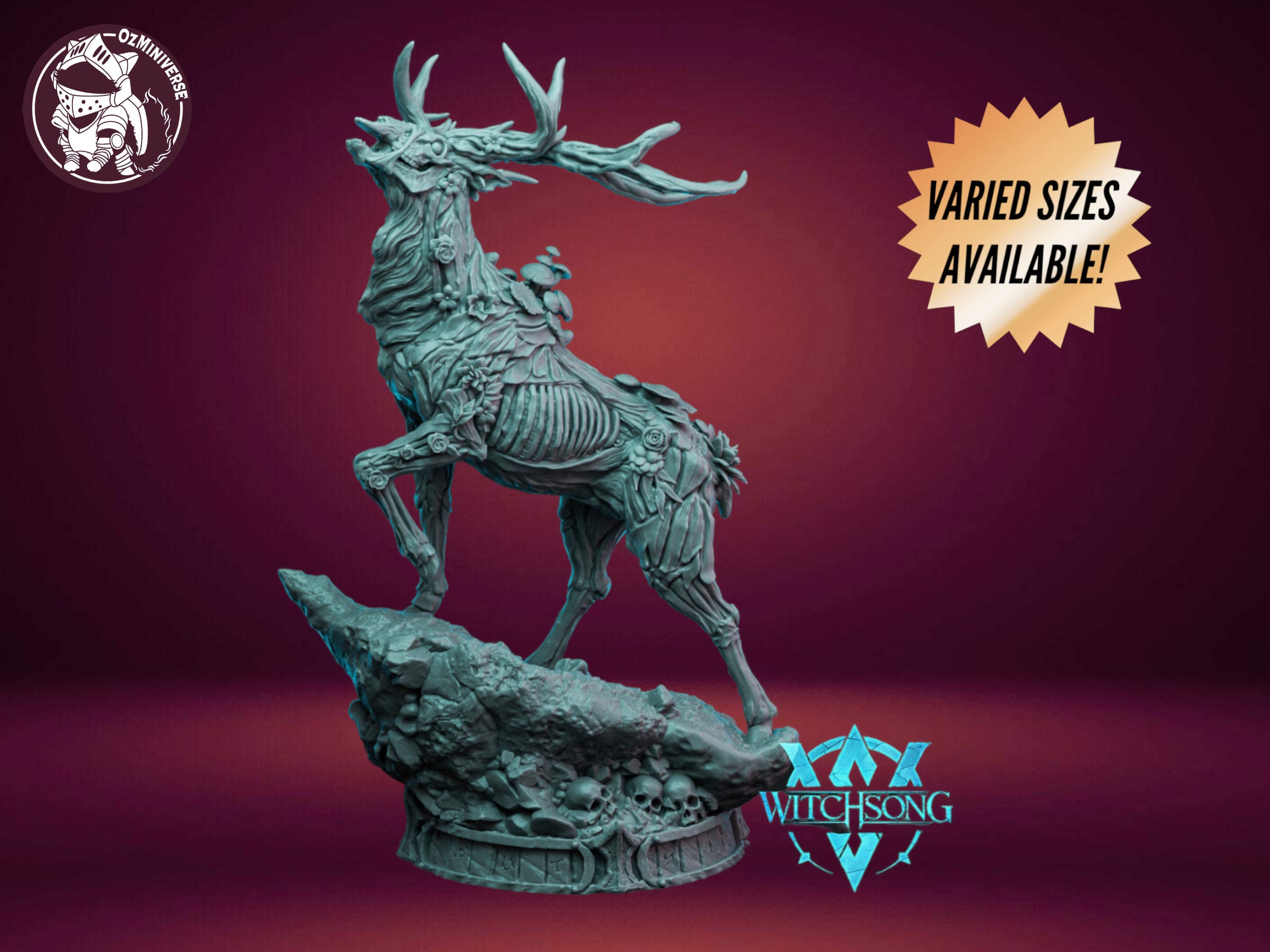 Custom 3D Printed Model Arsen Horns of Hell - Etsy