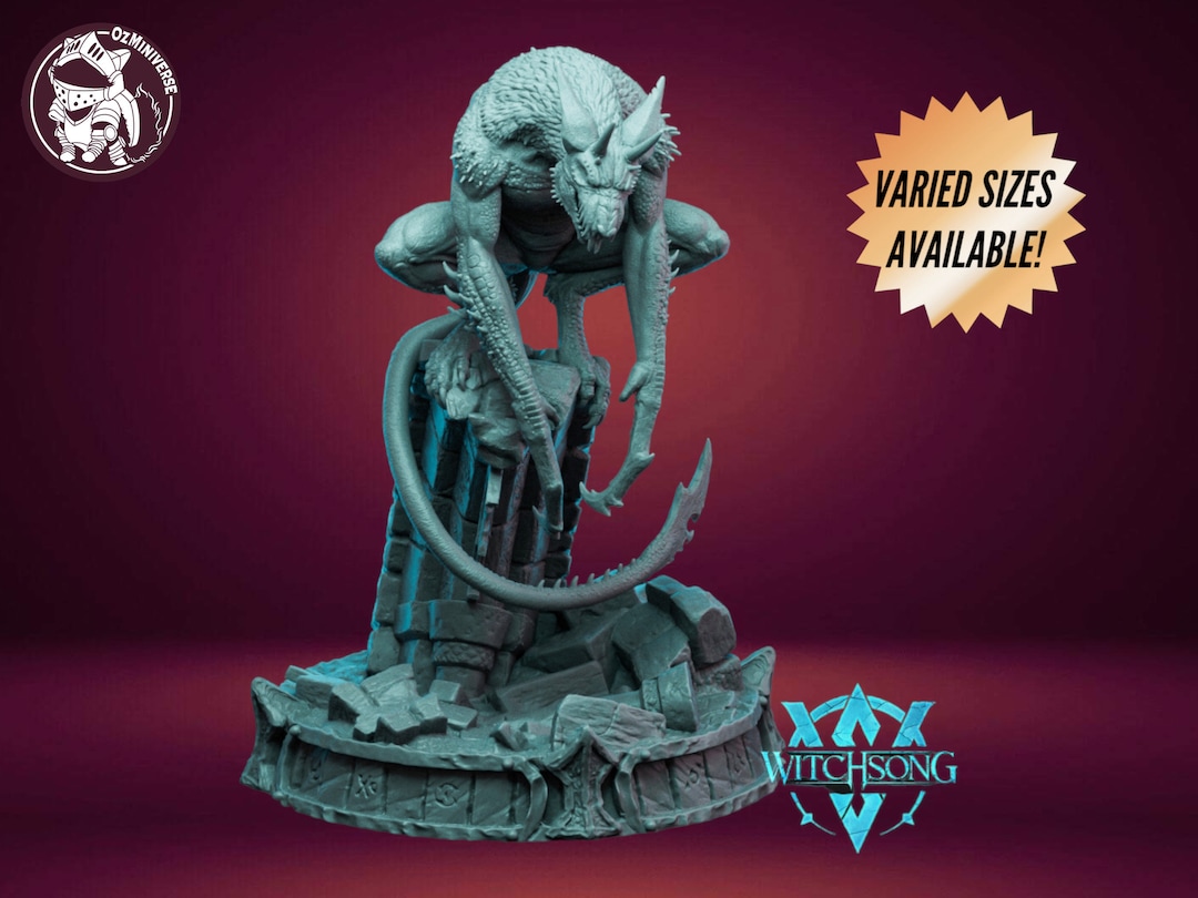 Custom 3D Printed Model the Gargoyle - Etsy