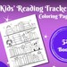 52 Book Yearly Reading Tracker Coloring Page for Kids - Etsy