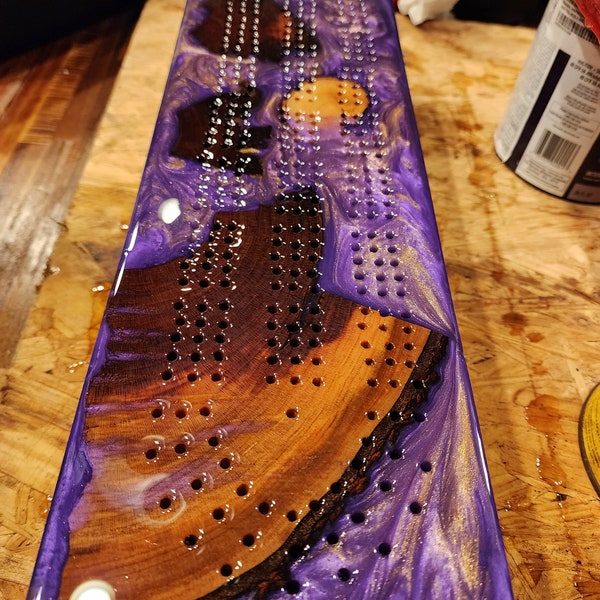 Cribbage Board Table - Etsy