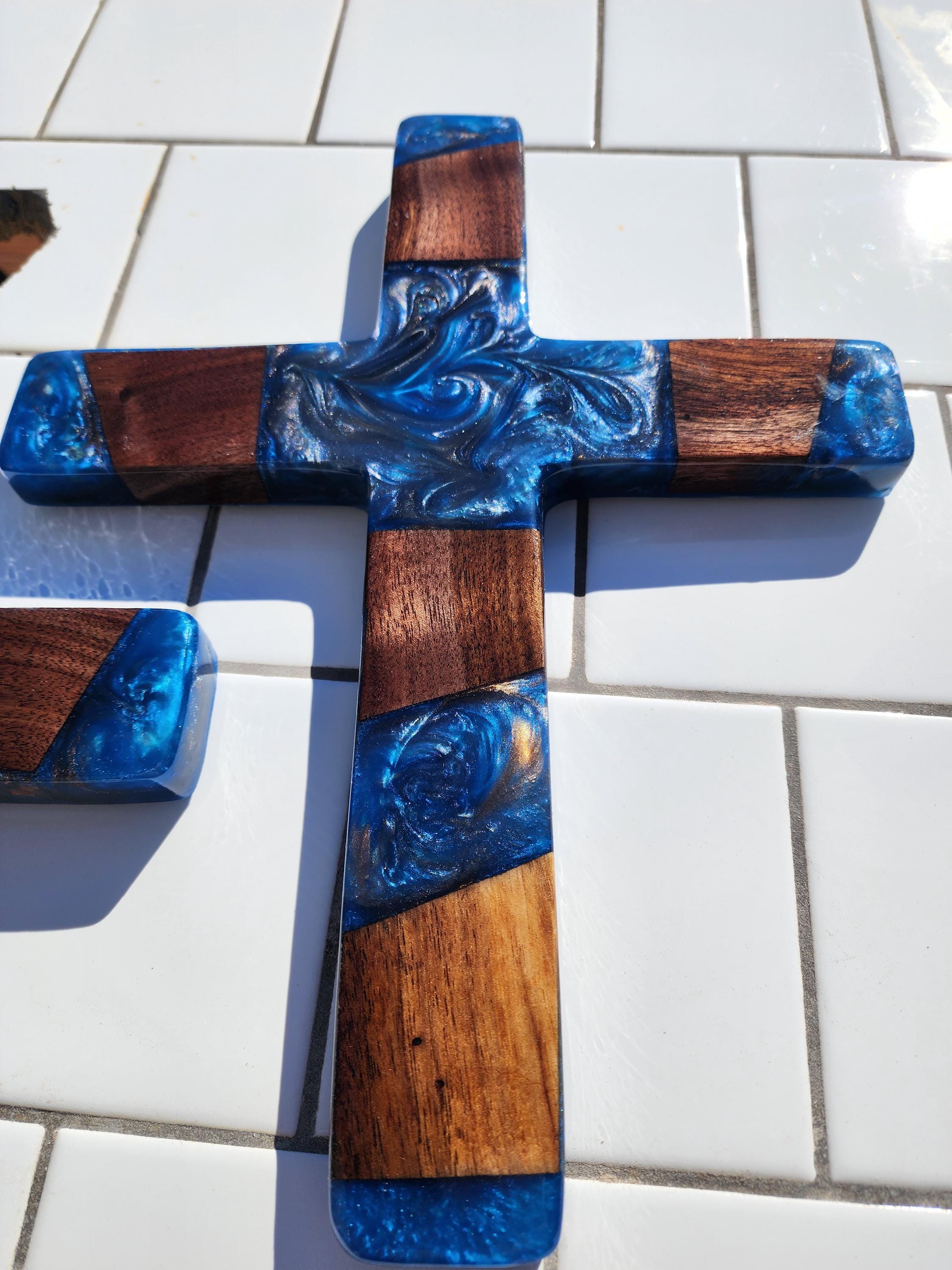 Smaller Customizable Resin/wood Crosses - Etsy