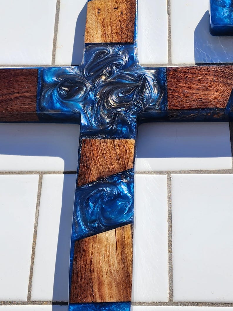 Smaller Customizable Resin/wood Crosses - Etsy