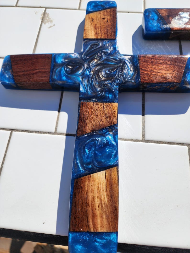 Smaller Customizable Resin/wood Crosses - Etsy
