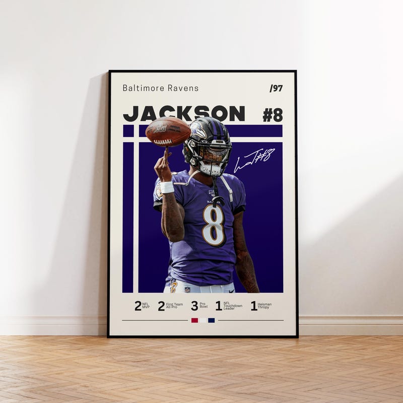 Lamar Jackson - Etsy
