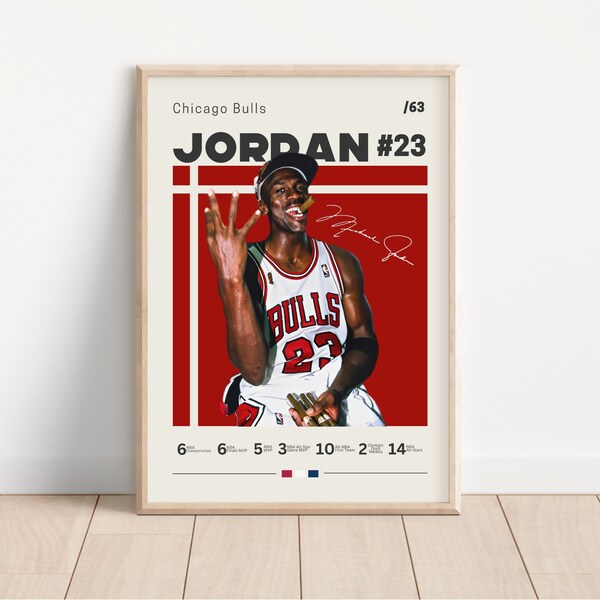 Michael Jordan Poster - Etsy