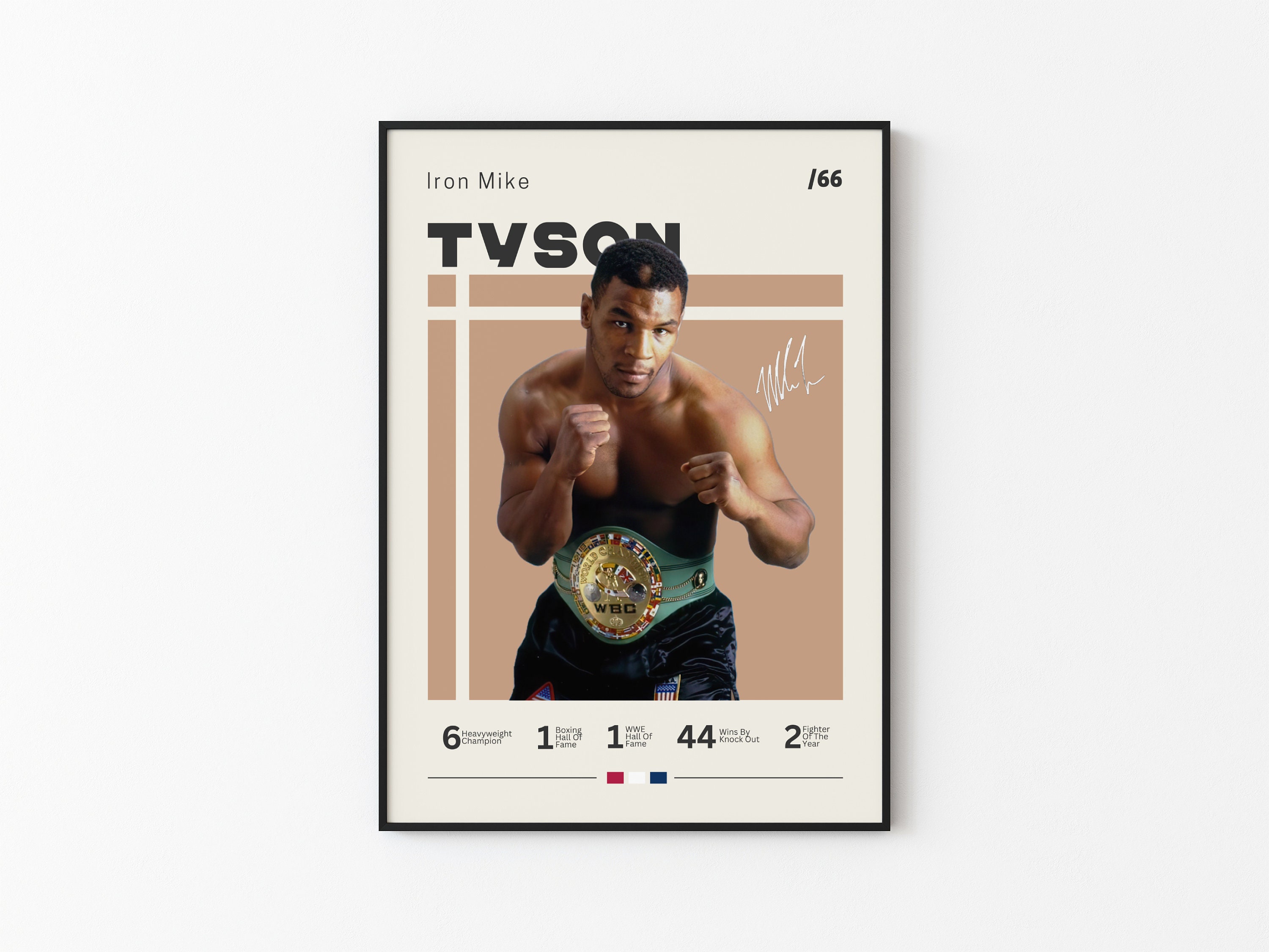 Mike Tyson Poster, Boxing Poster, Sports Poster, Boxing Wall Art, Sport ...