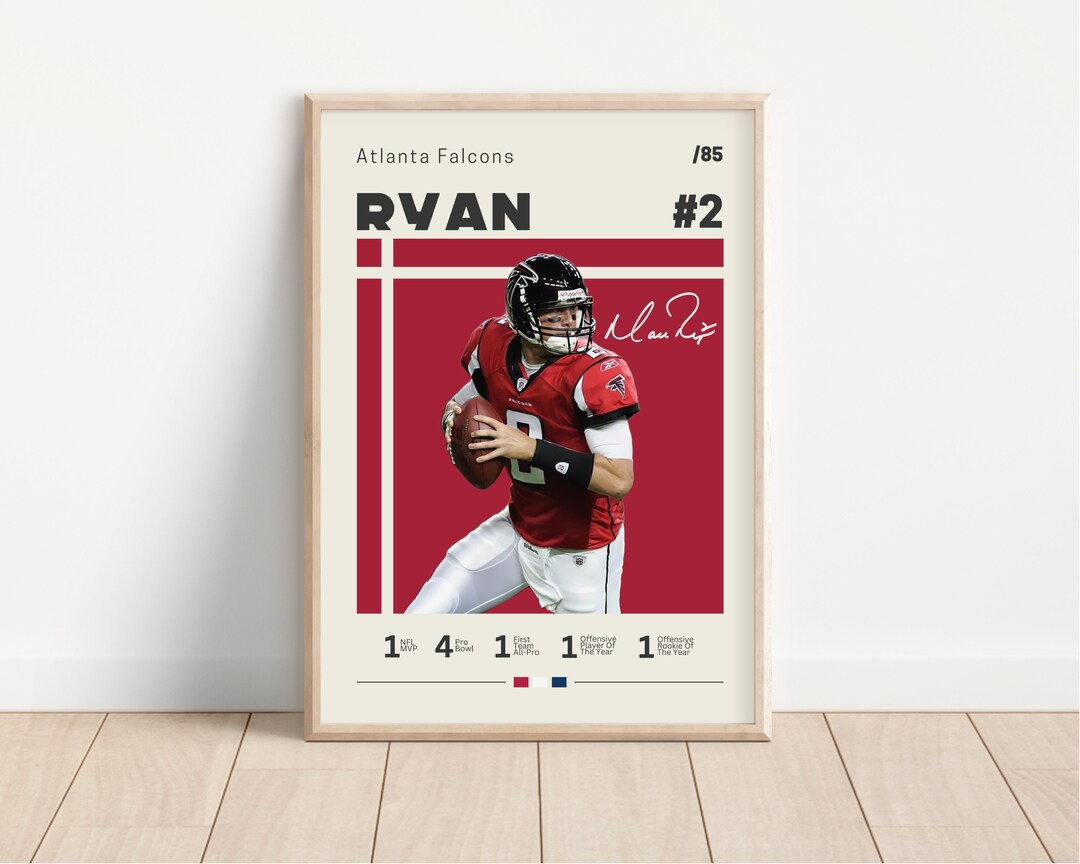 Matt Ryan Poster Atlanta Falcons NFL Fans NFL Poster - Etsy