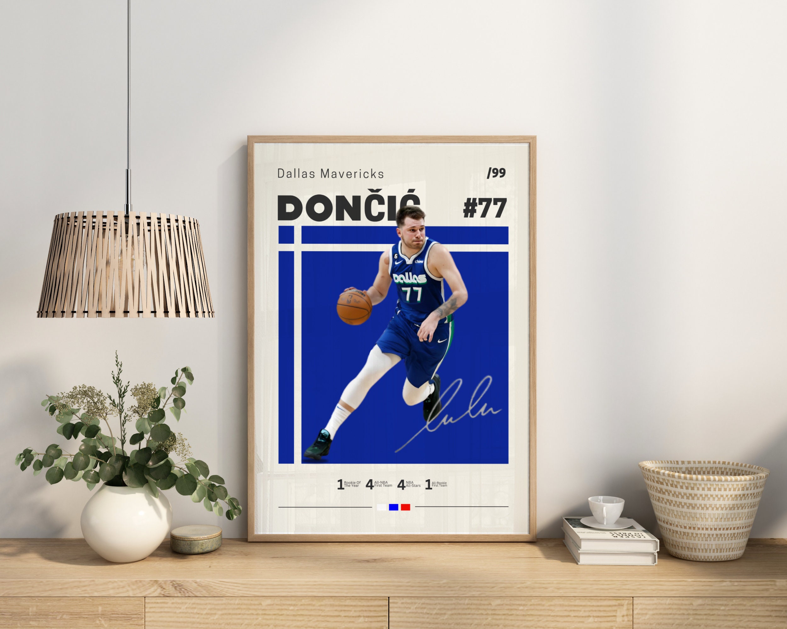 Luka Doncic Poster, Dallas Mavericks, NBA Fans, NBA Poster, Basketball ...