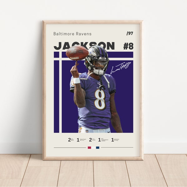 Lamar Jackson - Etsy
