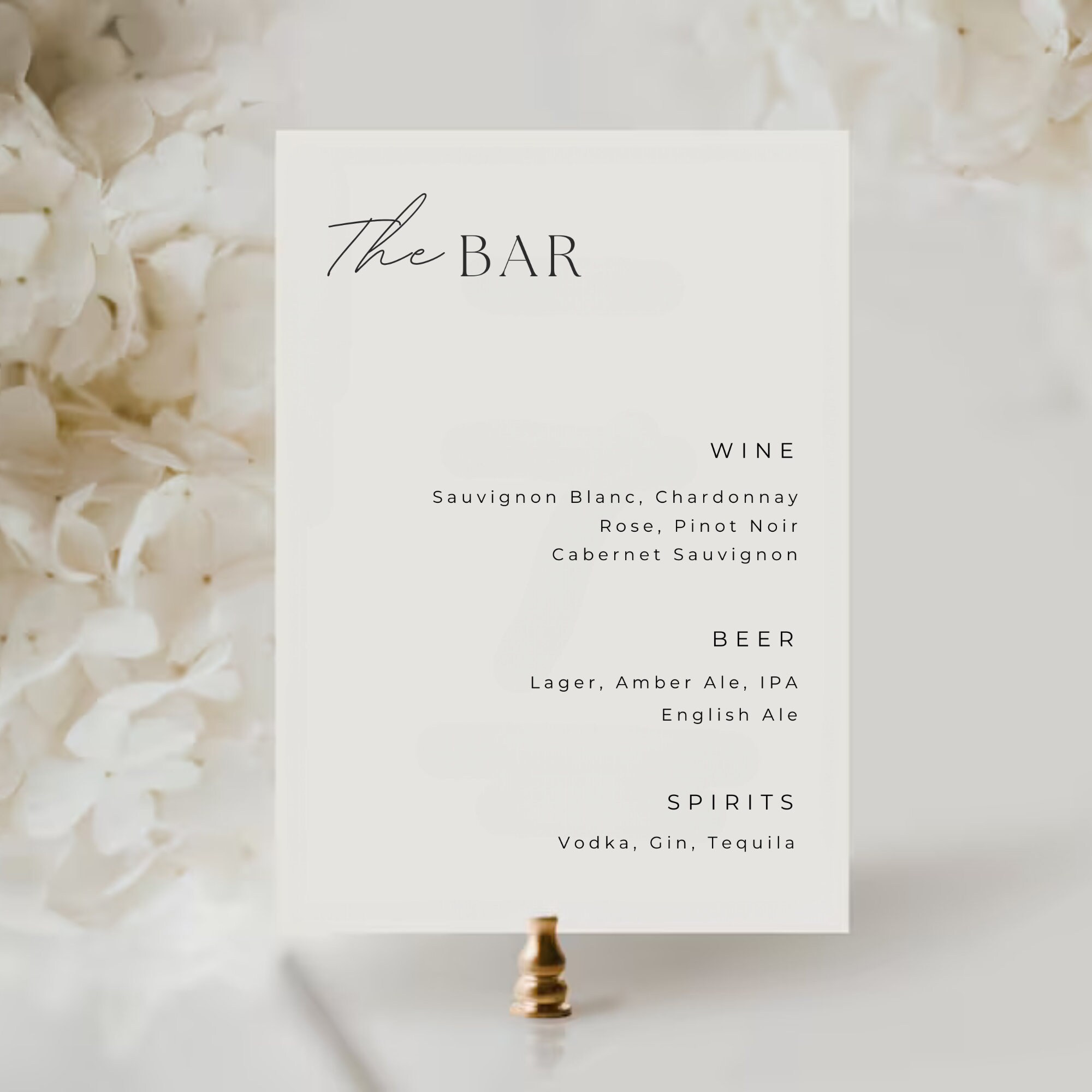 Modern Editable Drink Menu Template | Signature Drinks Sign Template ...