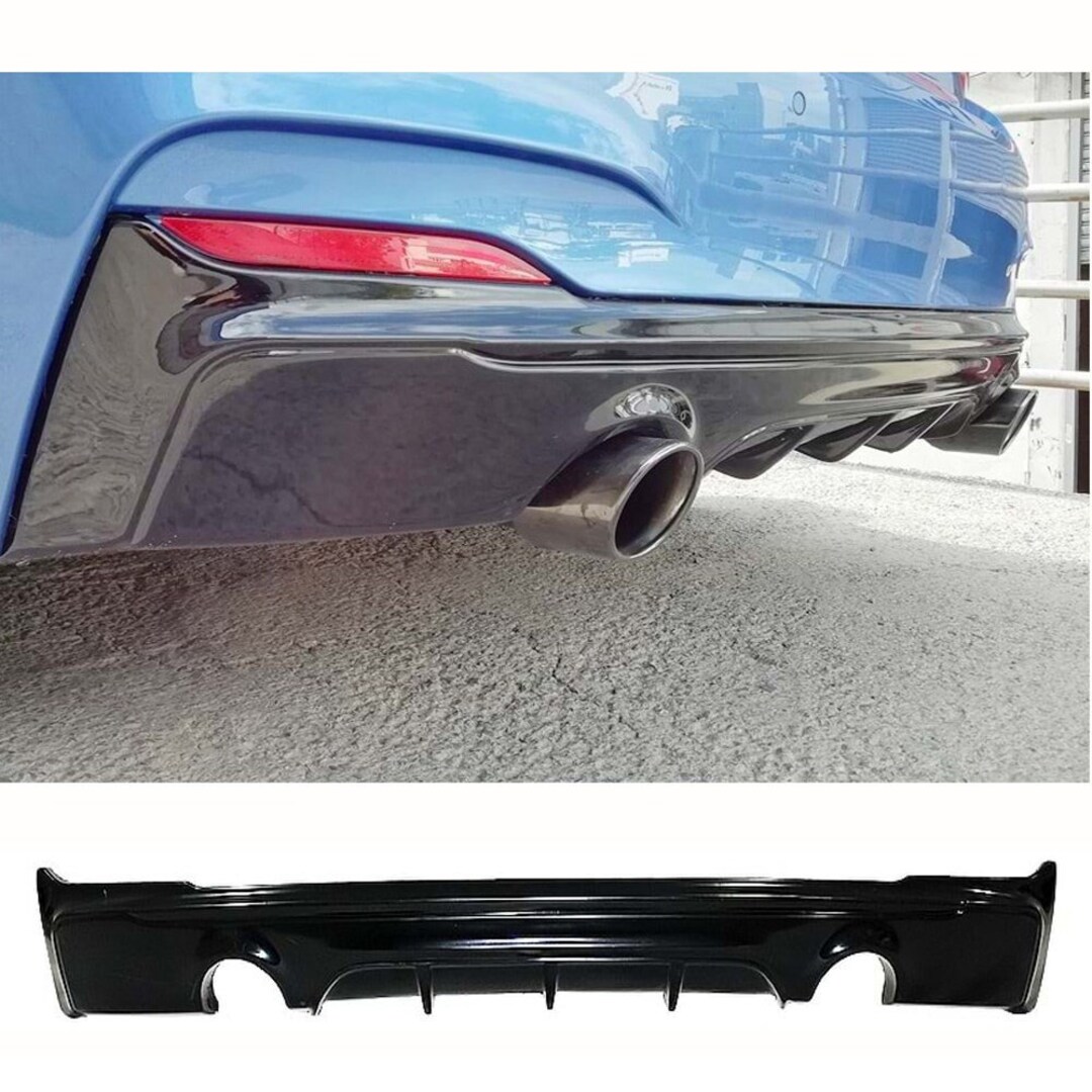 For Bmw F22 M Tech Rear Diffuser Diffusor Spoiler Body Kit - Etsy