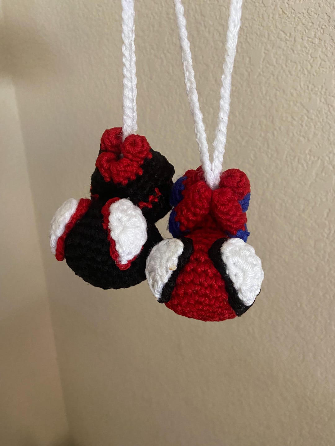 Crochet Spiderman Keychain - Etsy