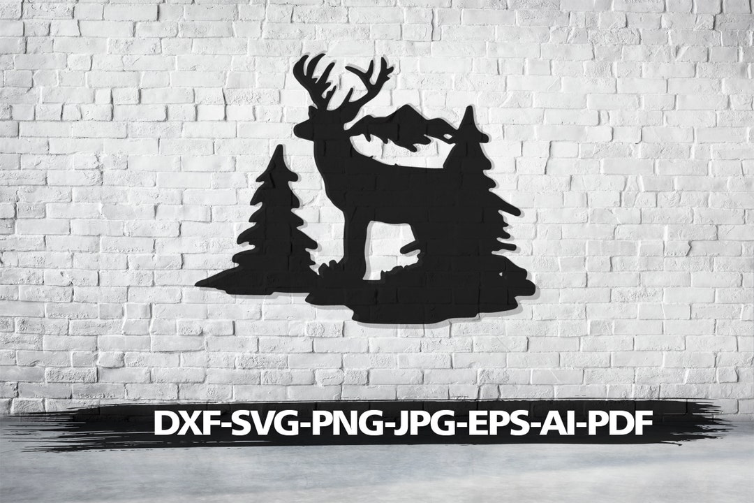 DEER SVG DEER Svg Cut Files for Cricut Mountain Svg - Etsy
