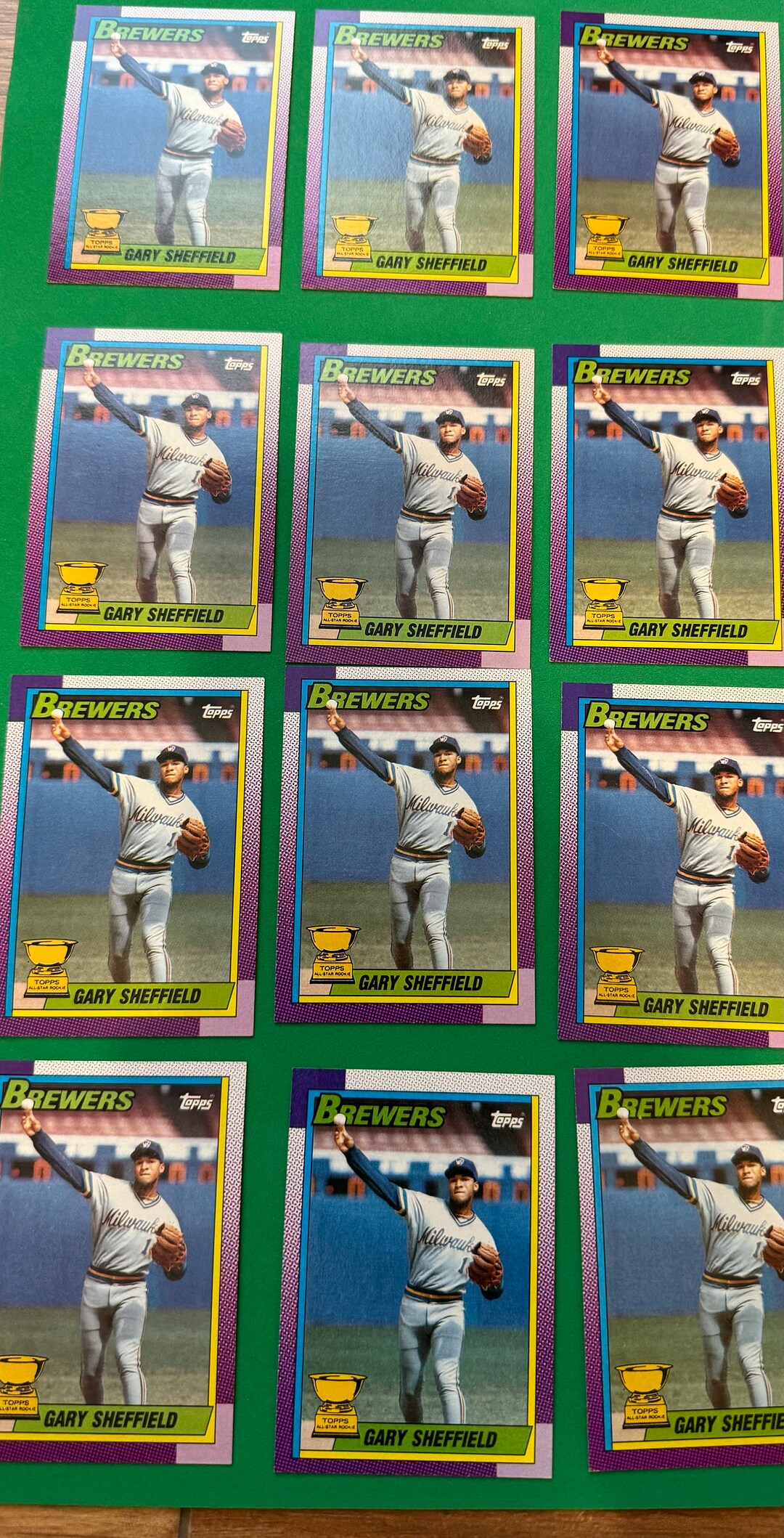 12 Gary Sheffield All Star Rookie 1990 Topps Baseball Cards - Etsy