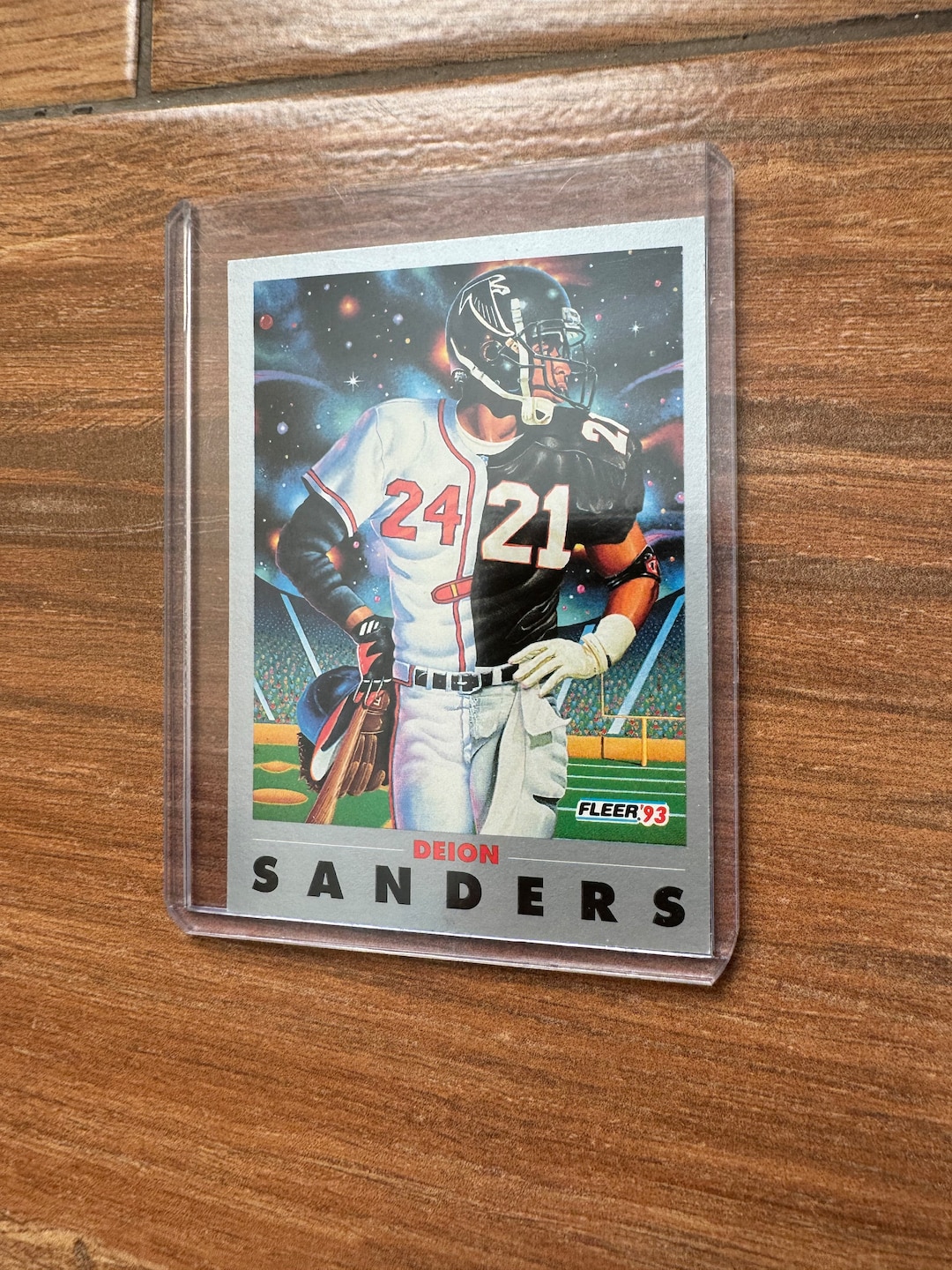 1993 Fleer Deion Sanders Baseball Card - Etsy