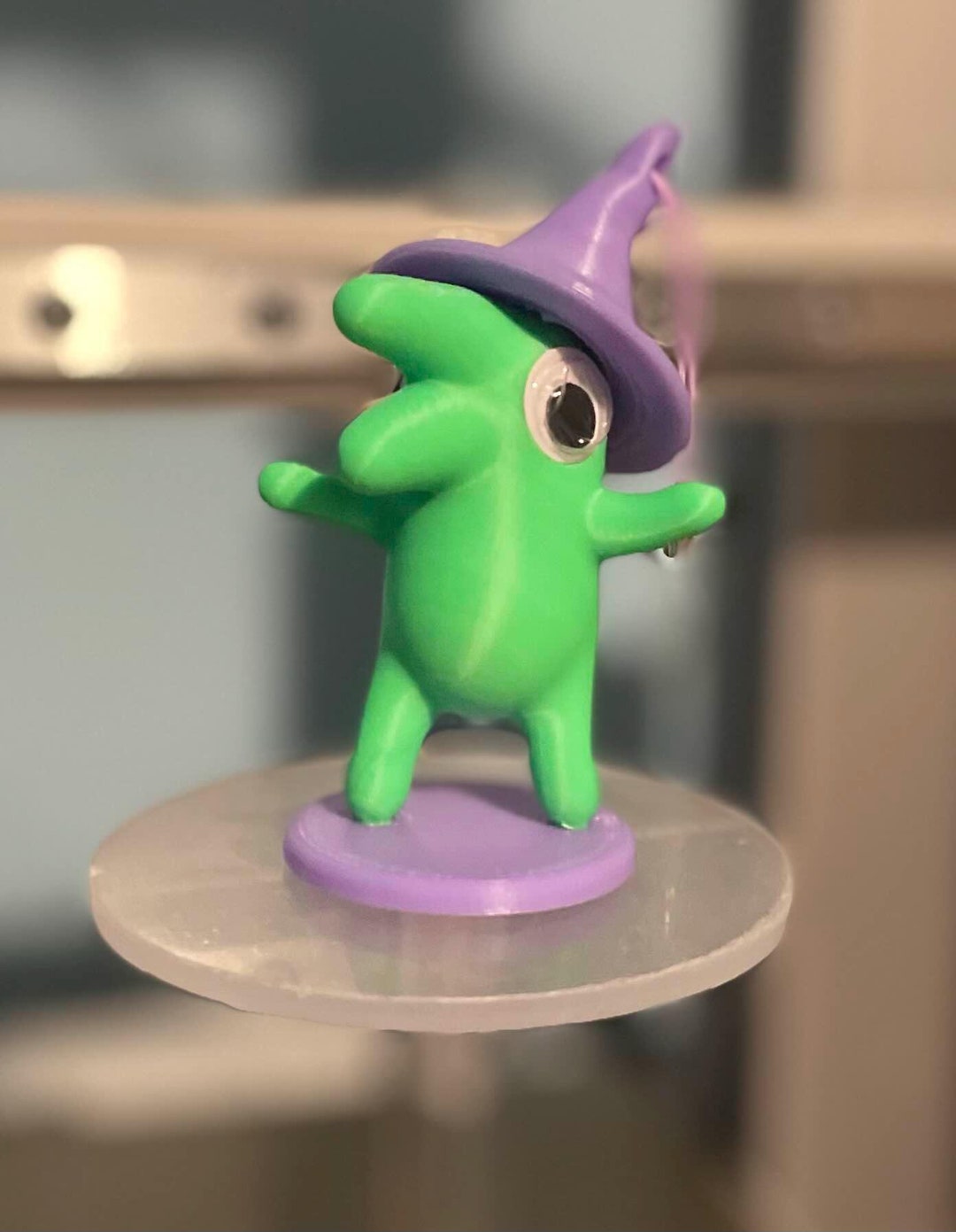 Smiling Friends Glep Keychain 3D Printed Figure With Googly Eyes Unique ...