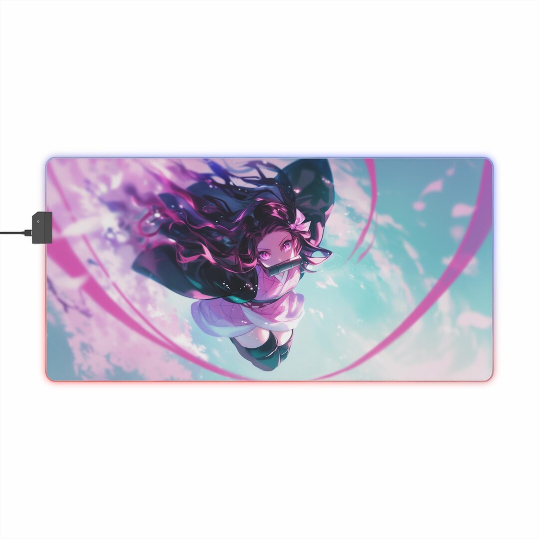 Anime Gaming Mouse Pad, Nezuko Kamado Desk Mat, Demon Slayer Mousepad ...