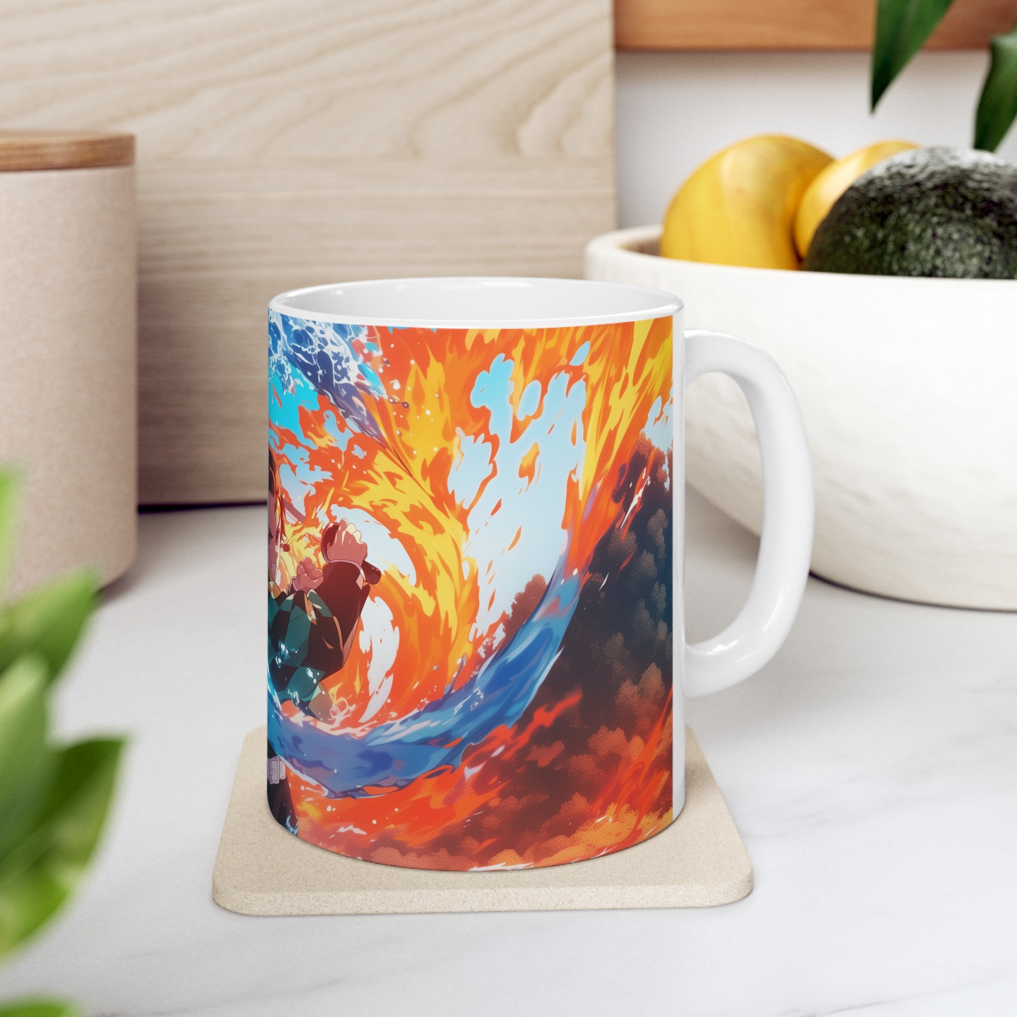 Tanjiro Kamado Mug/ Demon Slayer Mug/ Coffee Mug/ Anime Mug/ Hot and ...