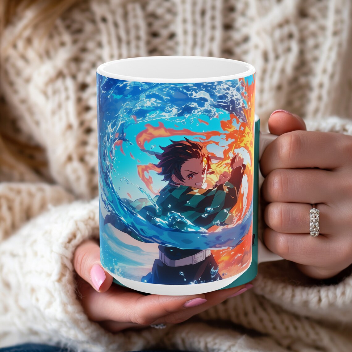 Tanjiro Kamado Mug/ Demon Slayer Mug/ Coffee Mug/ Anime Mug/ Hot and ...