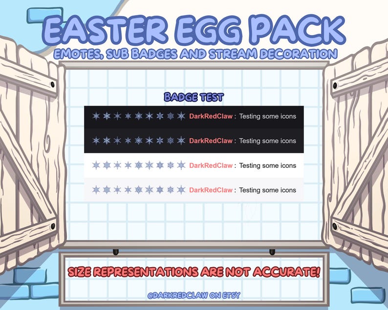 Snowflake Pack - Snowflake Sub/bit Badges and Stream Decoration for ...