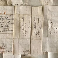 1700s & 1800s ANTIQUE HANDWRITTEN LETTERS Ephemera, Vintage Calligraphy ...