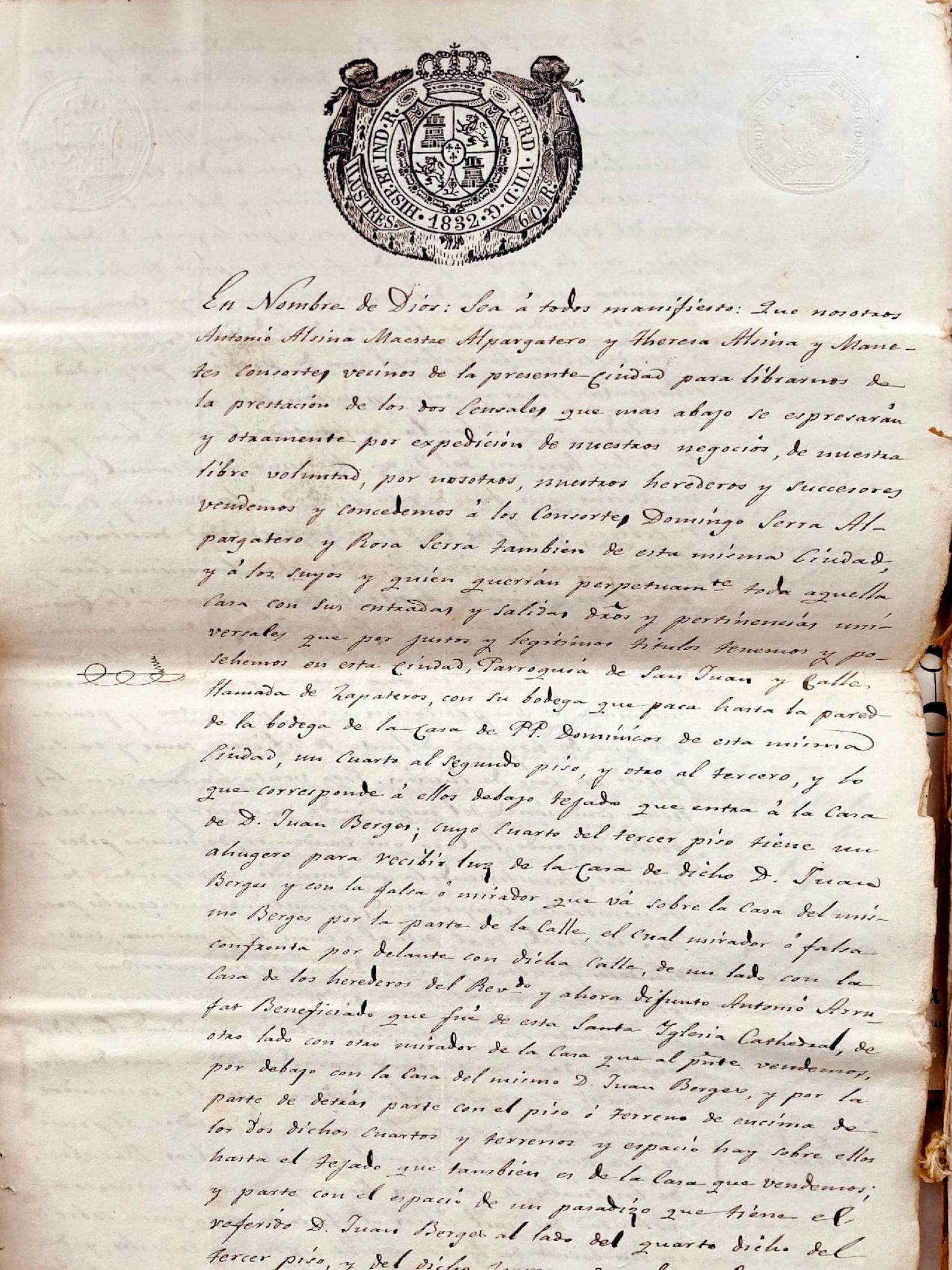 Antique Hand Written Manuscript Notarial Act. Old Calligraphy Notary ...