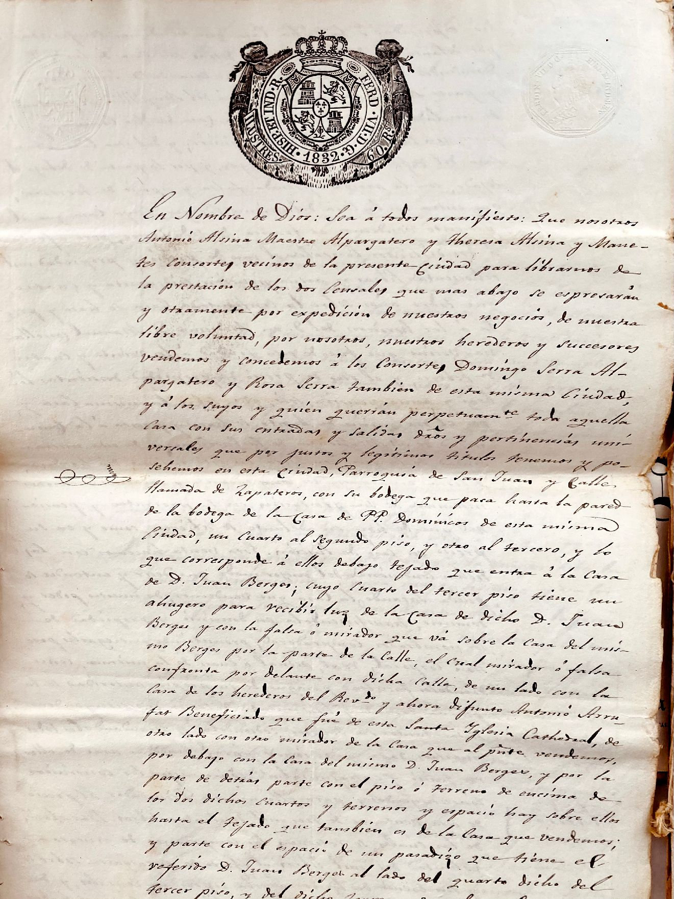 Antique Hand Written Manuscript Notarial Act. Old Calligraphy Notary ...