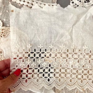 Lace and Fabric Scrap Lot. Creative Inspiration Textile Pack, Snippet ...