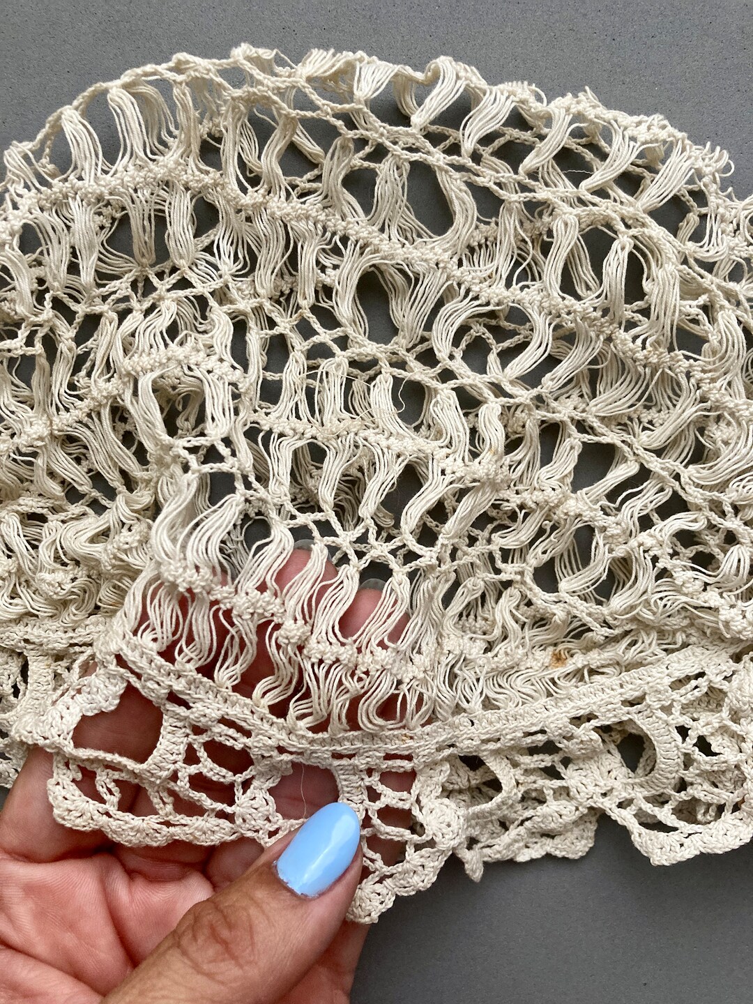 Antique Bonnet. Vintage Lace Sleep Cap. Handmade Victorian Night Bonnet ...