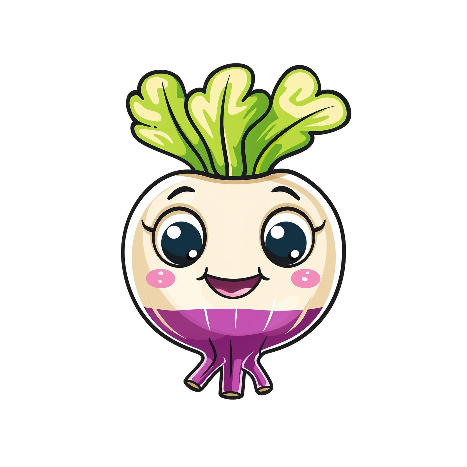 Cute Smiling Cartoon Veggies Clipart, Cute Veggies Smiling PNG, Smiling ...