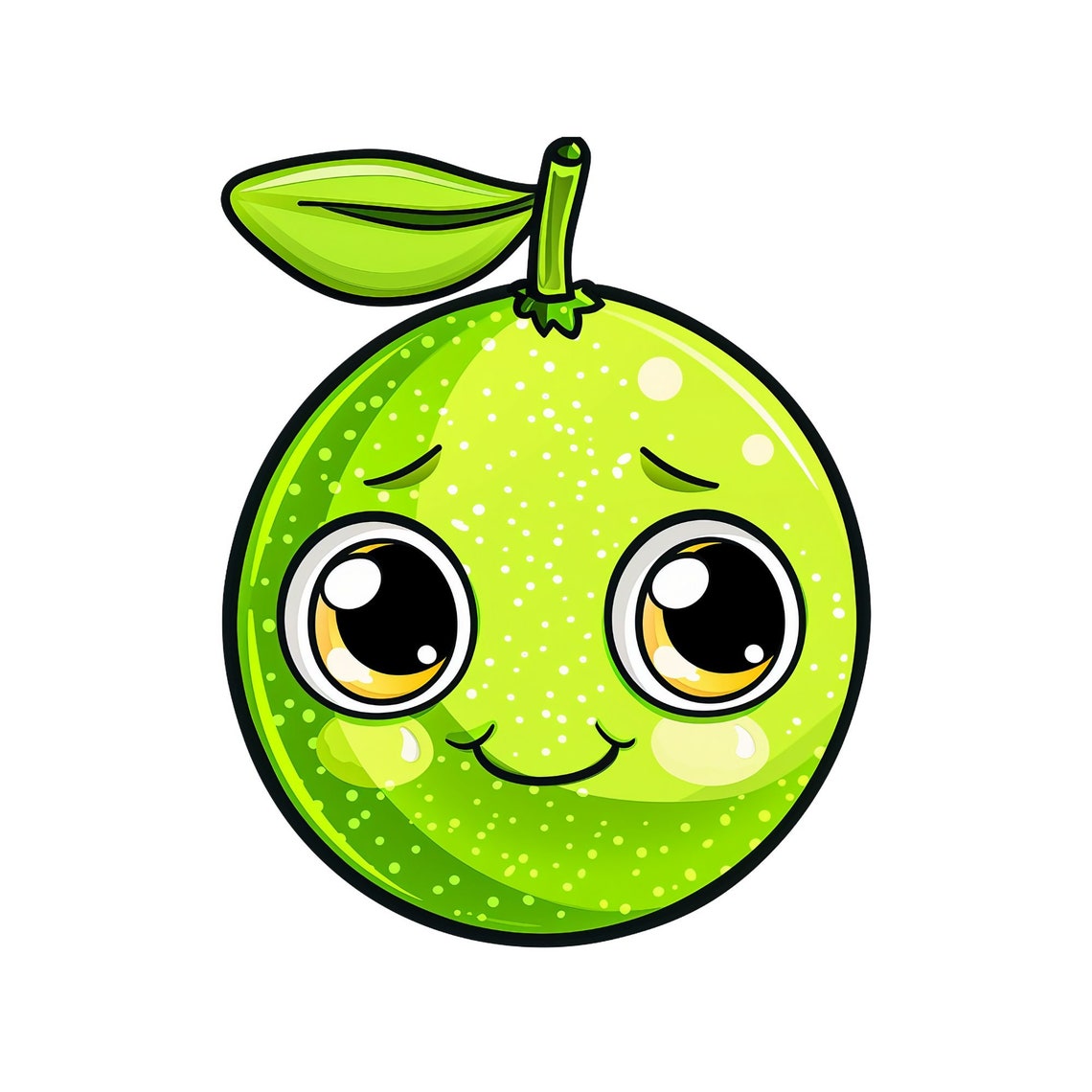 Cute Smiling Cartoon Fruits Clipart, Cute Fruits Smiling PNG, Smiling ...