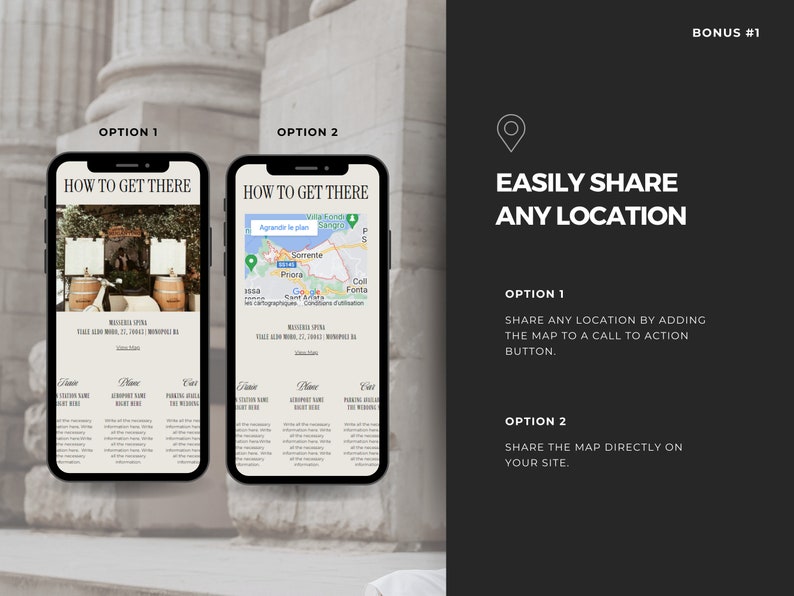 Modern Minimalist Wedding Invitation Website Template, Website ...