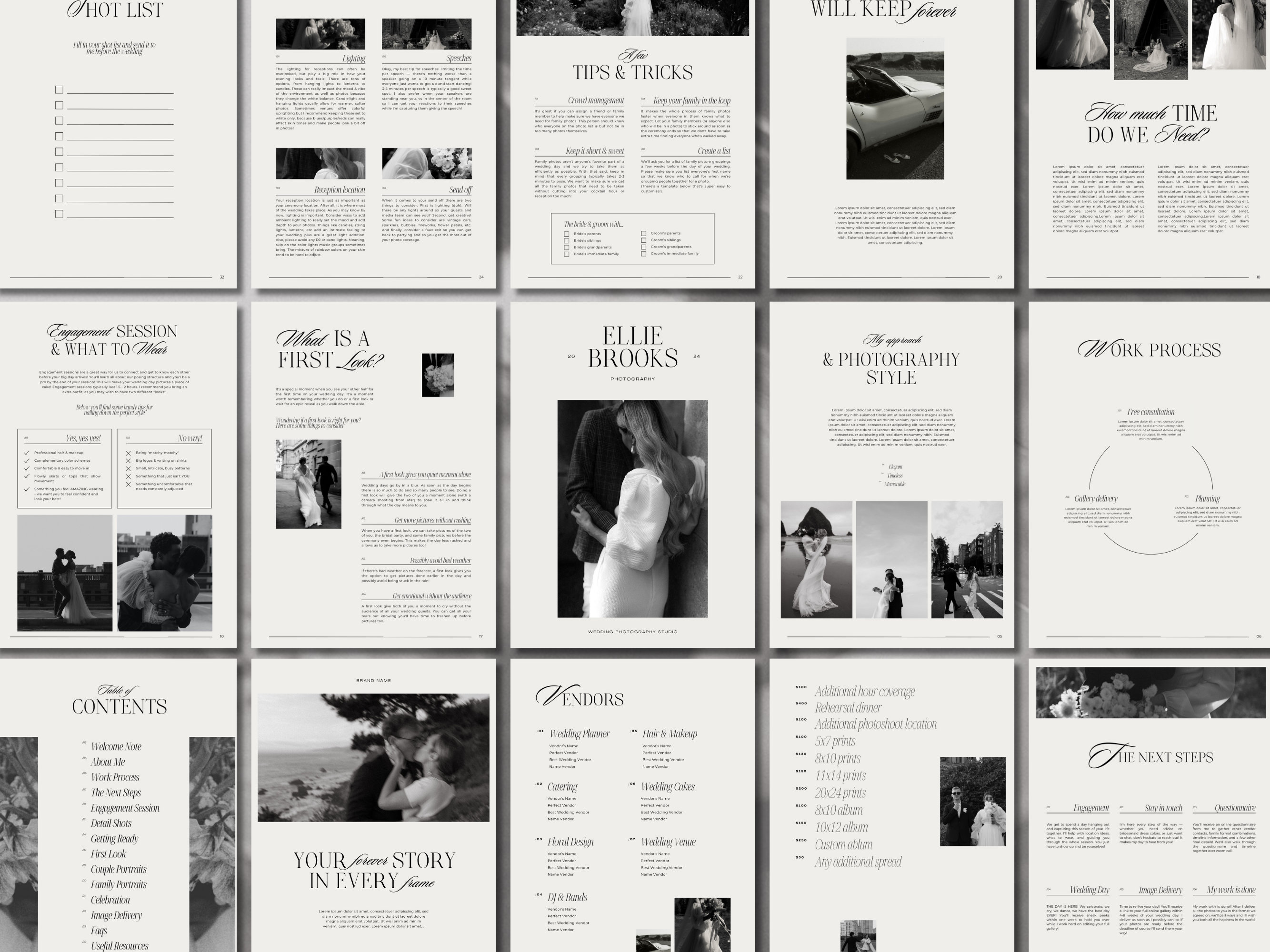 Wedding Photography Guide, Wedding Guide for Photographers, Wedding ...