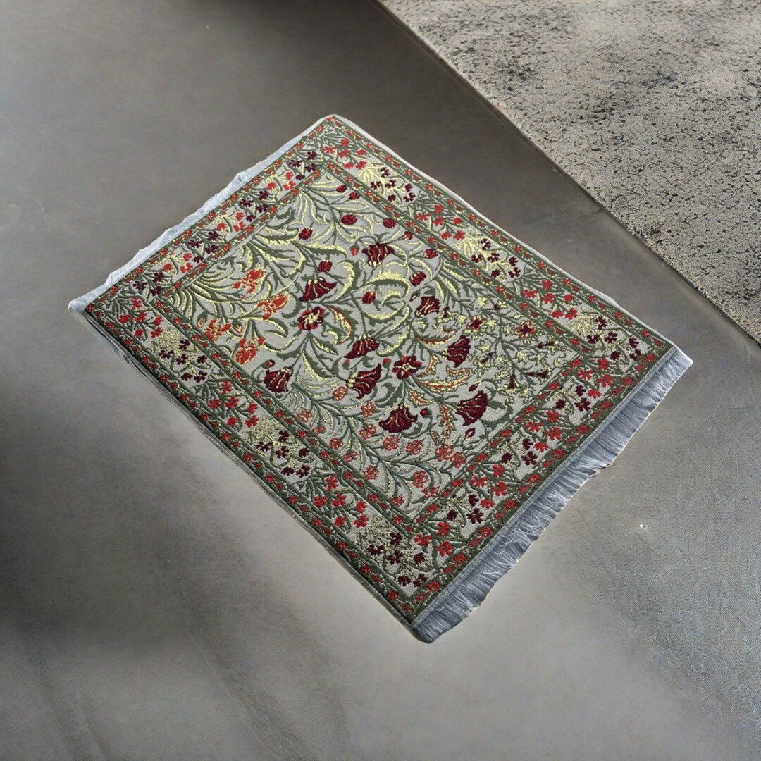 Handmade Mini Persian Rug, Old School Turkish Carpet, Office Decor ...