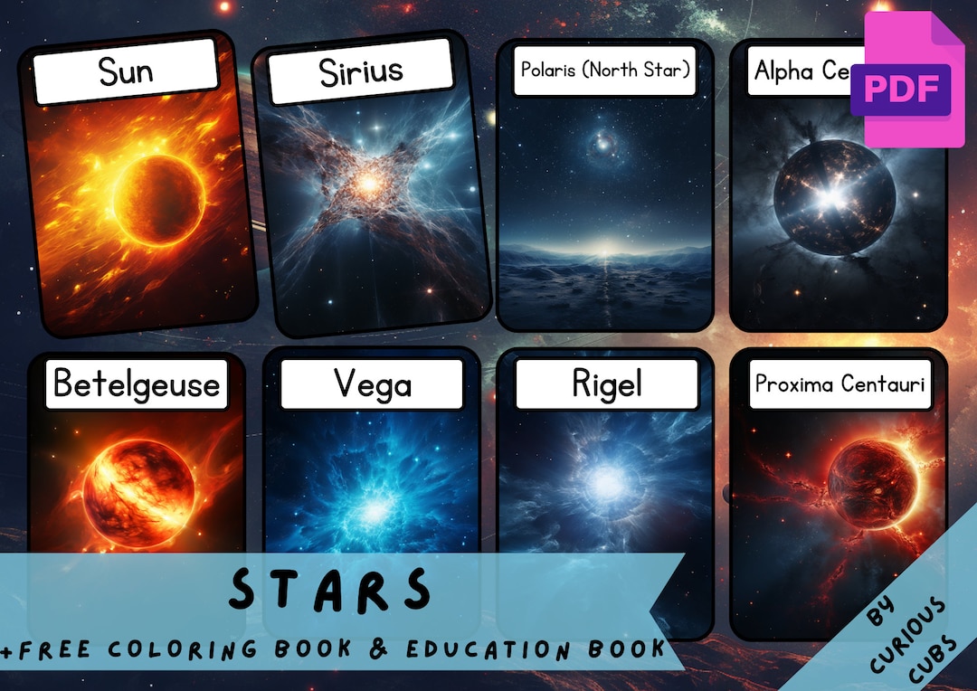 STARS • 11 Printable Flashcards, Teaching Learning Resources,teaching ...