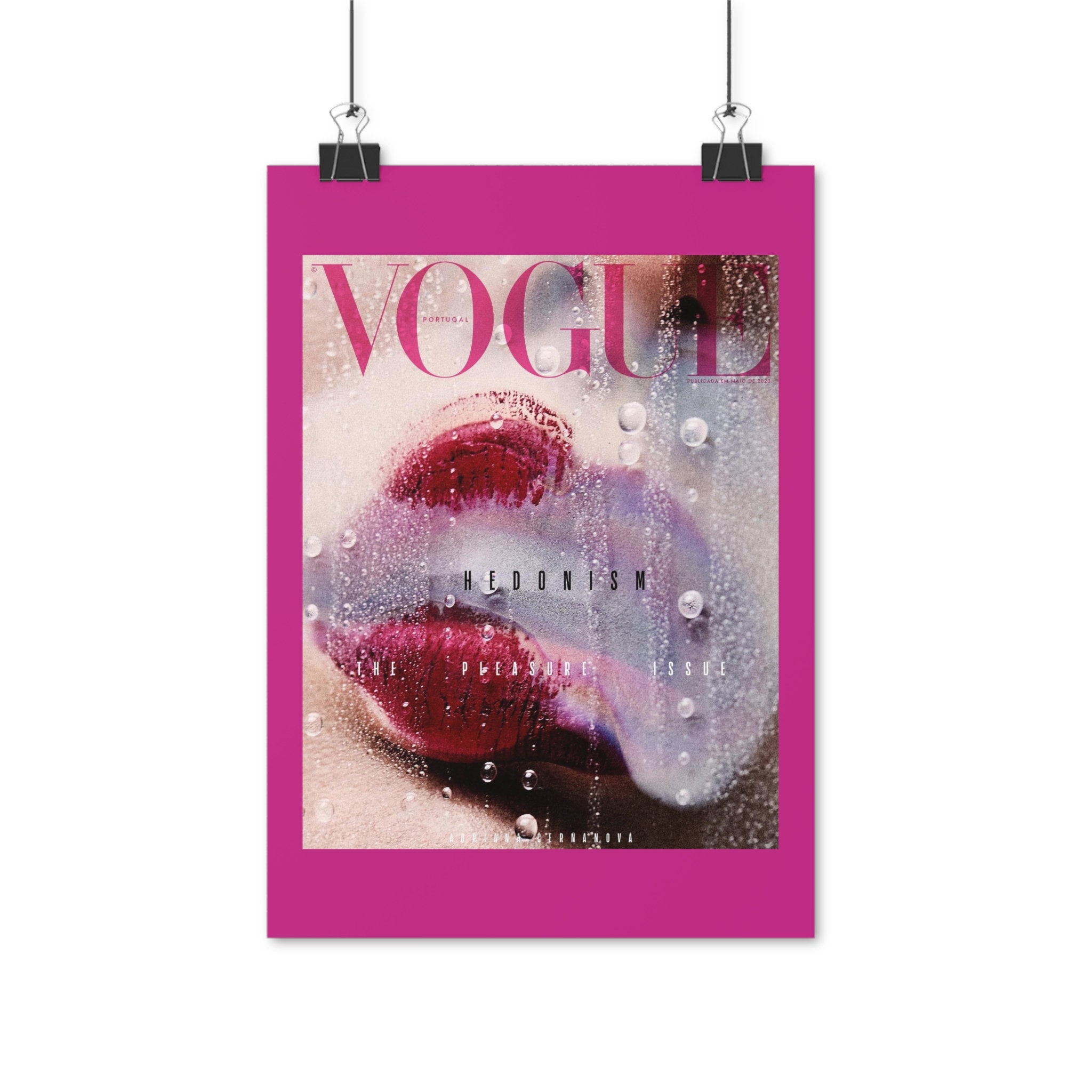 VOGUE Portugal Magazine Cover Poster Wall Decor - Etsy