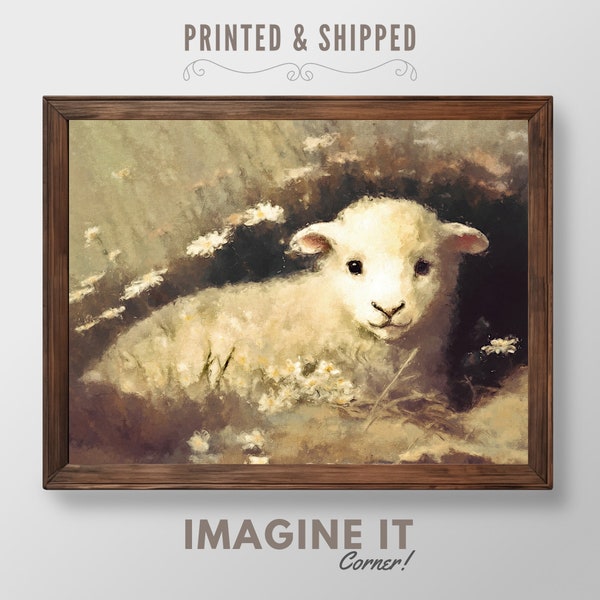 Lamb Painting - Etsy