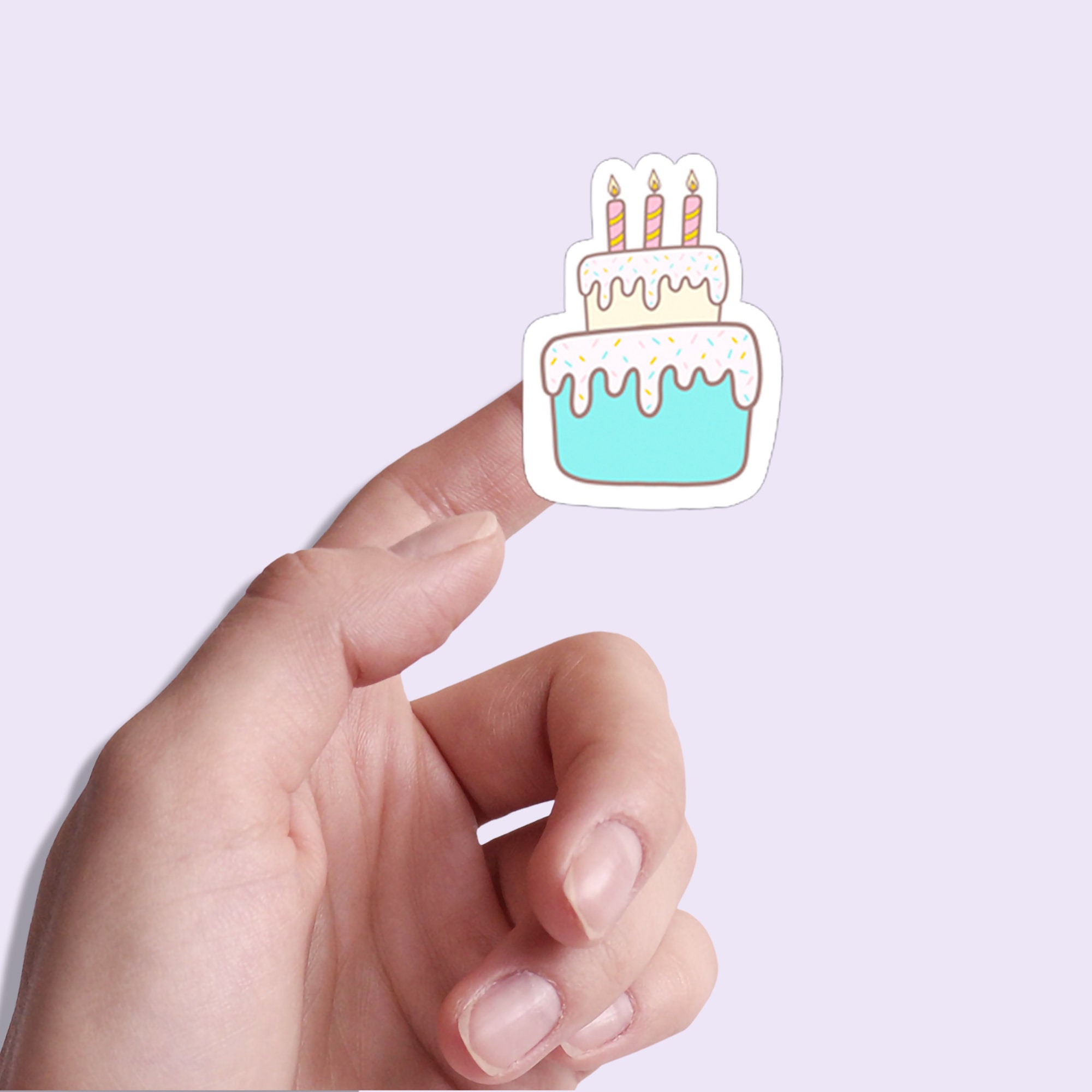 Happy Birthday Sticker Sheet, Printable Planner Stickers, Instant ...